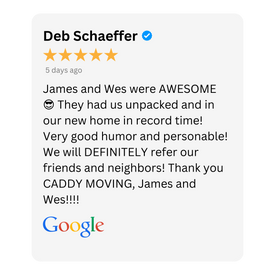 BEST Local Movers Near You - Caddy Moving Company